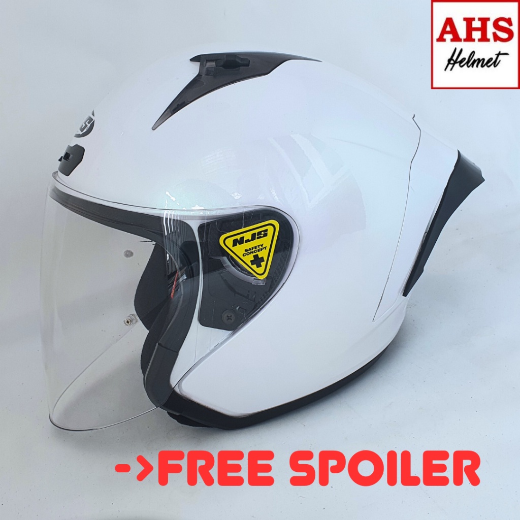 Jual Helm Kece Kekinian HELM NJS KRONOZ HALF FACE SOLID POLOS SINGGEL ...