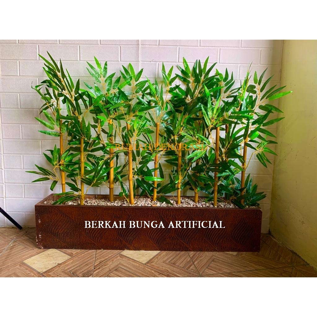 Jual Bambu Partisi Pembatas Ruangan 100cm/Bambu Penyekat Ruangan/Tirai ...
