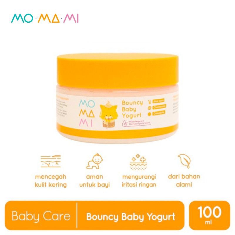 Jual MOMAMI Bouncy Baby Yogurt Lotion Bayi 100ml | Momami Lotion Travel ...