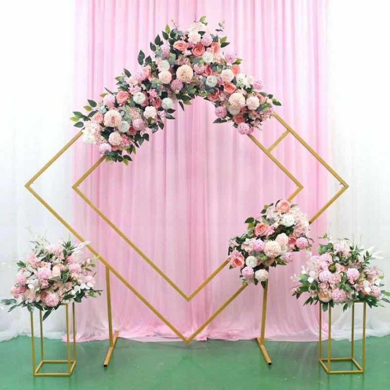 Jual PREMIUM DEKOR PAKET RING BACKDROP KETUPAT + STANDING BUNGA KOTAK ...