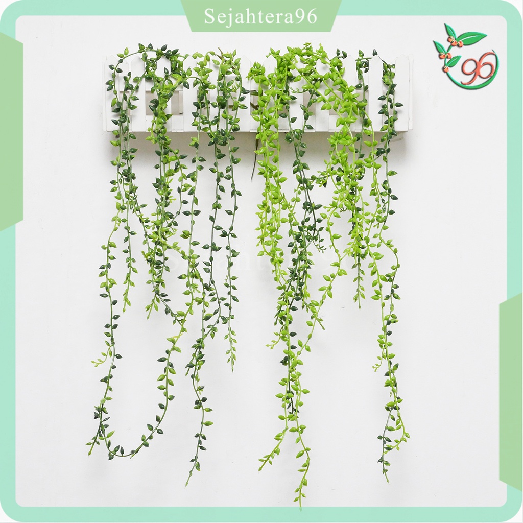 Jual DAUN RAMBAT JUNTAI MELINJO SUKULEN GANTUNG ARTIFICIAL AIR MATA ...