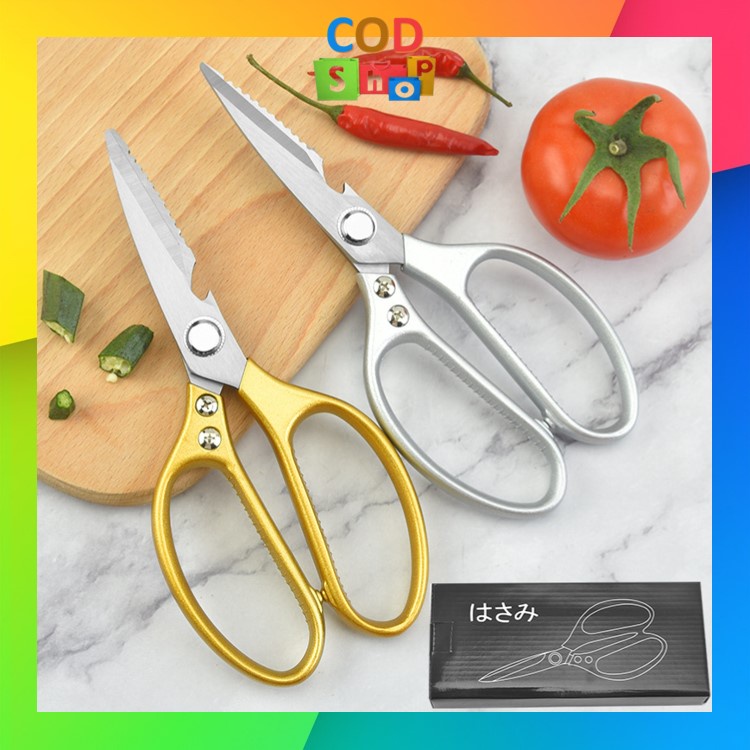 Jual COD - H5992 Gunting Dapur Multifungsi / Gunting Dapur Daging dan ...