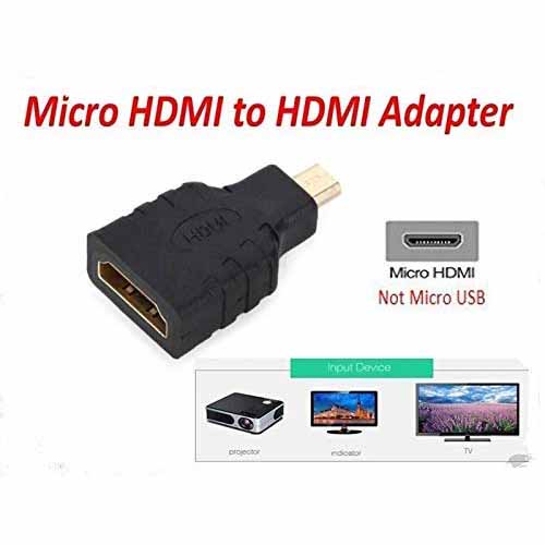 Jual Konverter Micro HDMI Male to HDMI Female Adapter Gold Plated ...