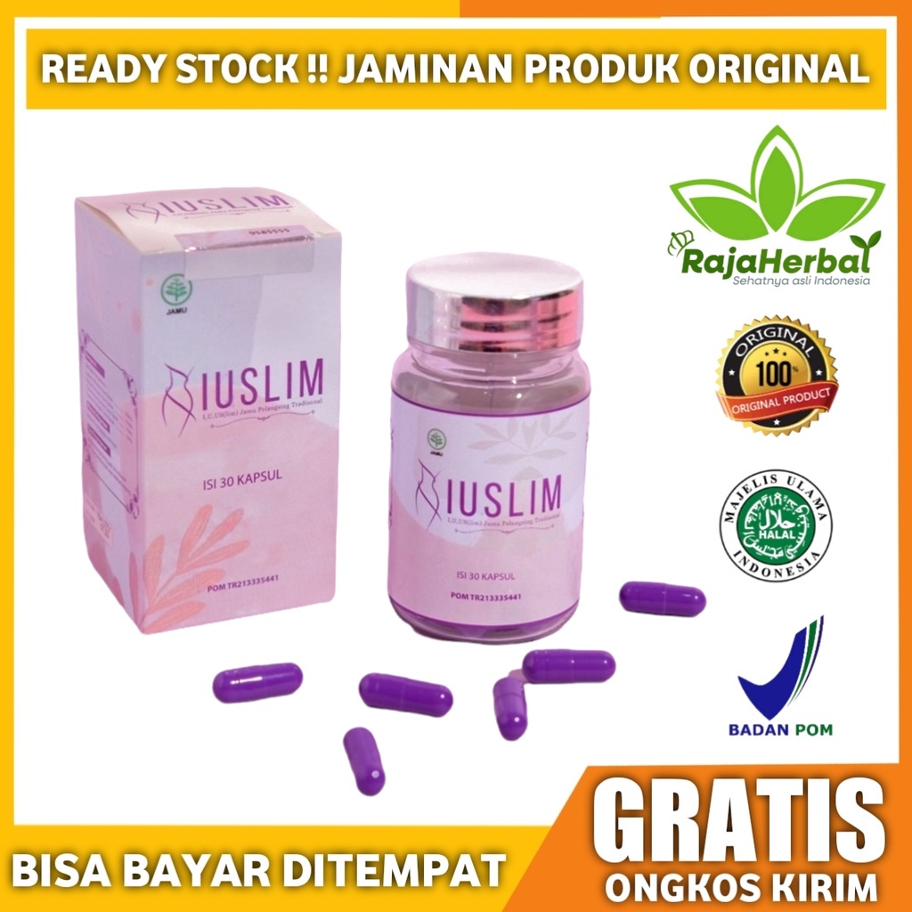 Jual IUSLIM JAMU PELANGSING BPOM (ORIGINAL 100%) | Shopee Indonesia