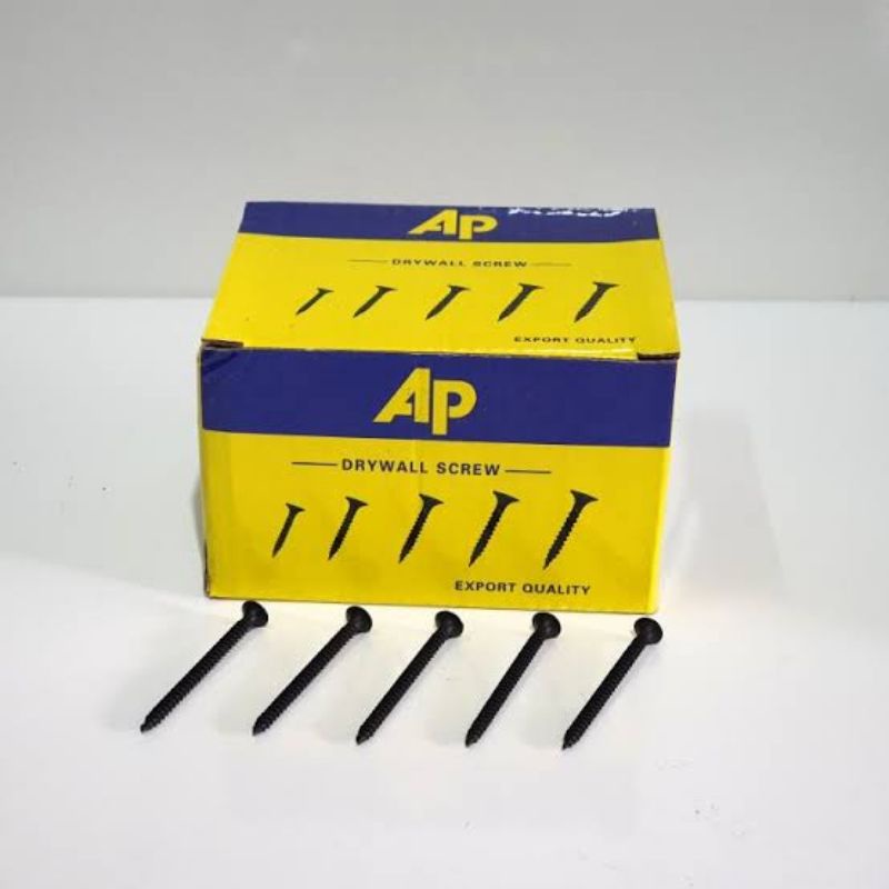 Jual AP 1 Kotak Skrup Gypsum Drywall 6x1, Sekrup Gipsum GRC AP 6x2 BOX ...