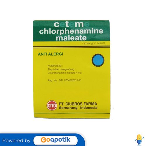 Jual Ceteme 4 Mg Strip 12 Tablet | Shopee Indonesia