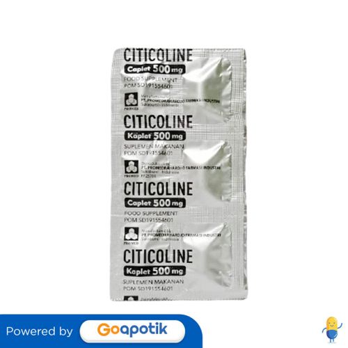 Jual Citicoline Promed 500 Mg Strip 6 Kaplet | Shopee Indonesia