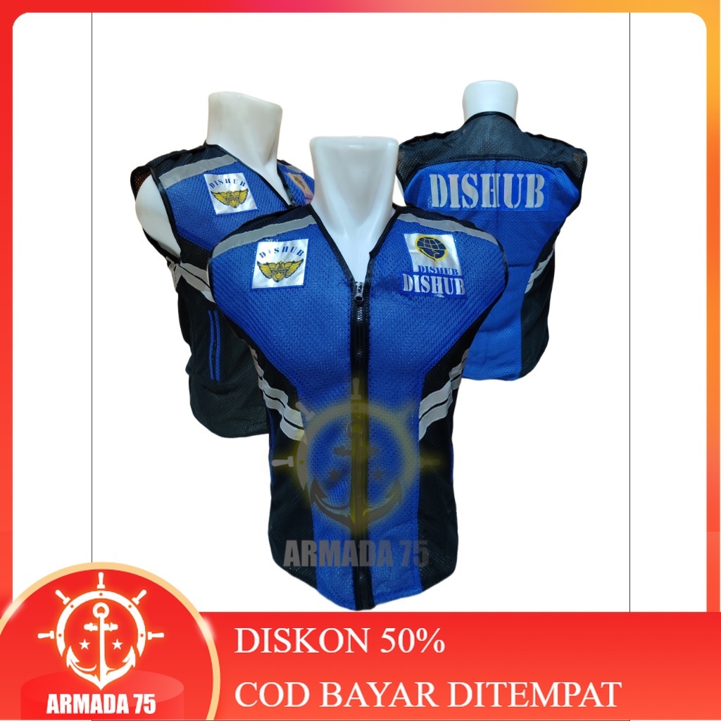 Jual Armada Atribut Rompi Dishub Bahan Jaring High Quality | Rompi ...