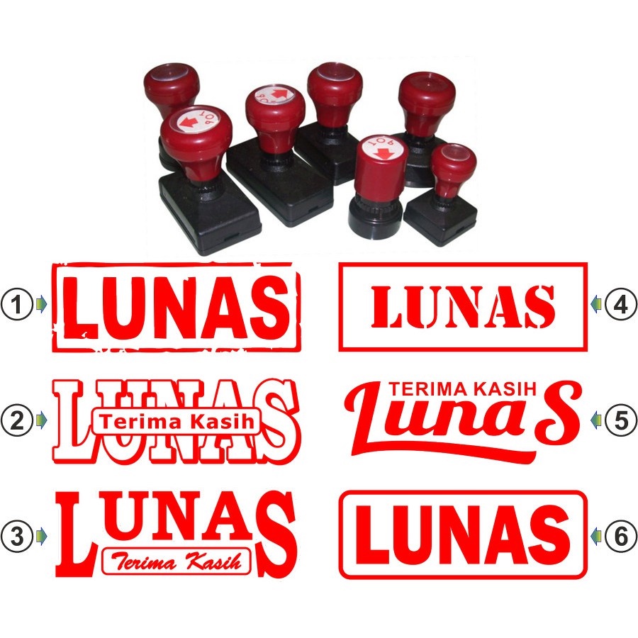 Jual stempel lunas otomatis | Shopee Indonesia