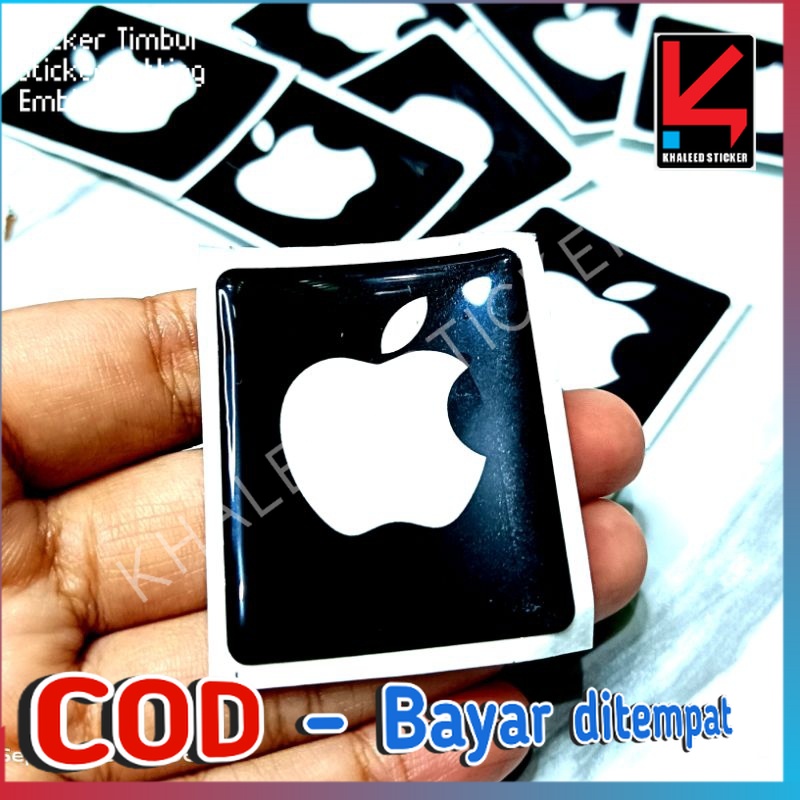 Jual Emblem vespa logo Apple stiker timbul aksesoris motor Hp laptop PC ...
