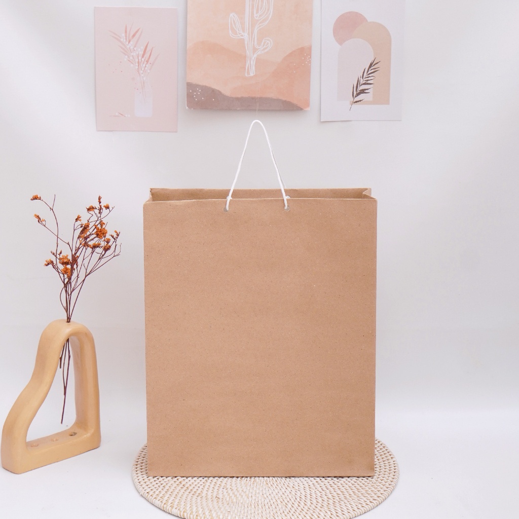Jual PAPER BAG POLOS MINI / PAPERBAG POLOS 11 X 15 X 4 / TAS KERTAS ...