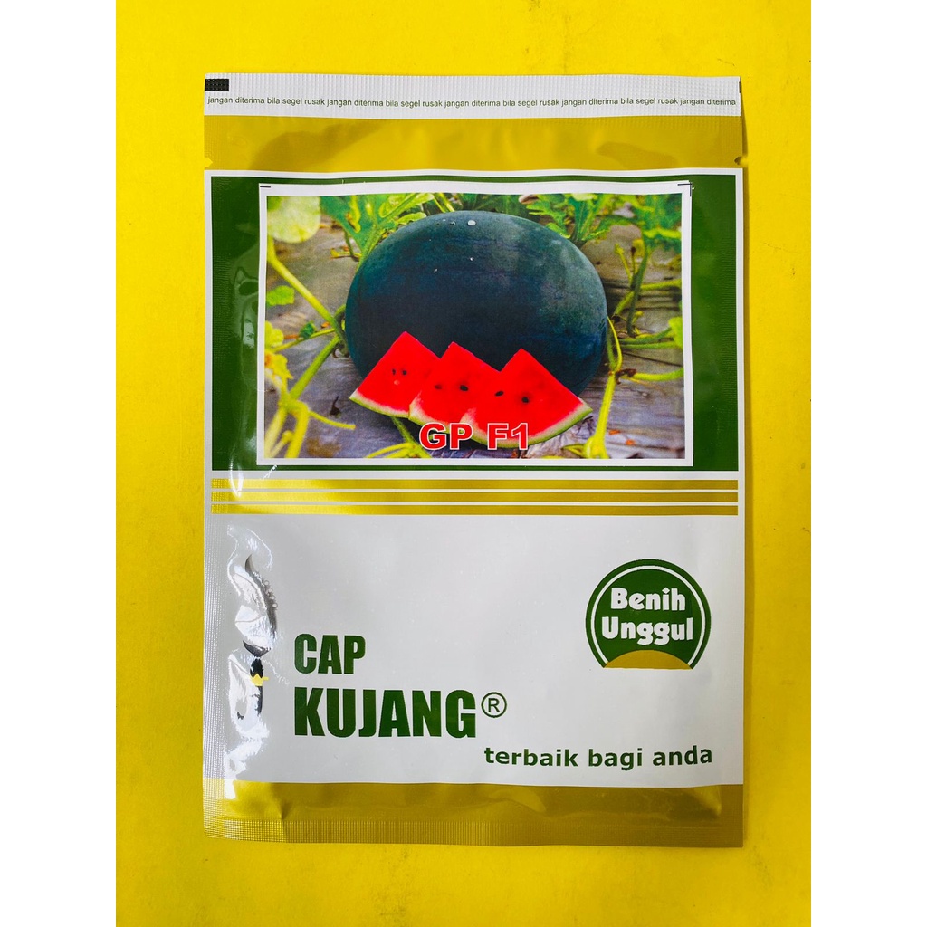 Jual Benih semangka merah bulat berbiji GP F1 isi 20gr dari CAP KUJANG ...