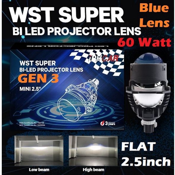 Jual Lampu BILED IPHCAR GEN 3 WST SUPER 60W LASER 2.5 INCH projector ...