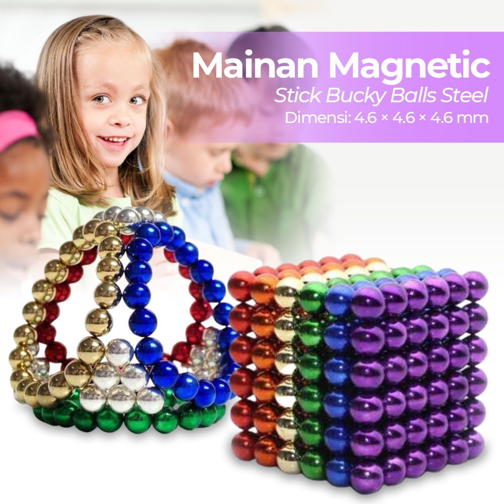 Jual Bola Magnet - Neocube Magnetic Balls Toys 216pcs 3mm | Shopee ...