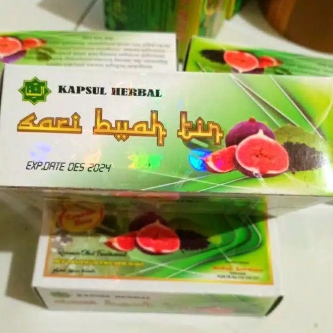 Jual COD Sari Buah Tin Kapsul Herbal 1 box isi 10 sachet asli OBAT ASAM ...