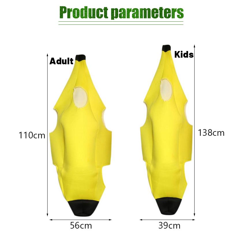 Jual Kostum Banana Cute Anak Dewasa Kostum Buah Pisang Maskot Costume ...
