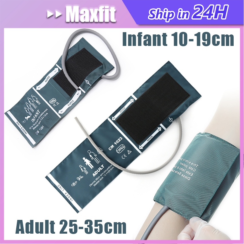 Jual NIBP Cuff Manset Tensimeter Digital Anak Dewasa Reuseable Upper ...