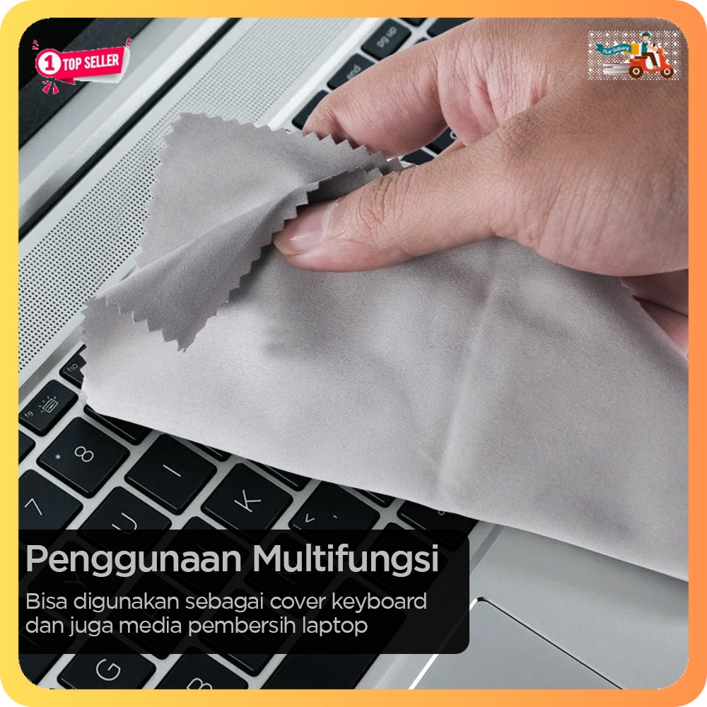 Jual Kain Keyboard Laptop Cover Lap Cleaning Cloth Microfiber 15/16 ...