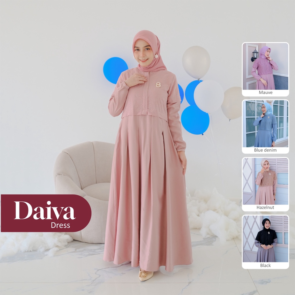 Jual Daiva Gamis Daily Premium Exclusive Series (GAMIS SAJA) | Shopee ...