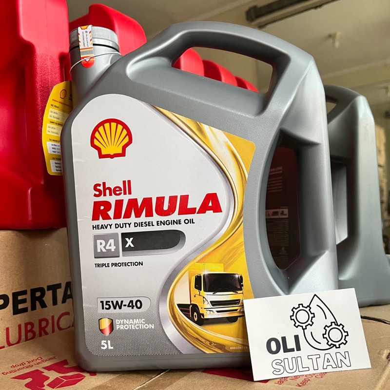 Jual SHELL RIMULA R4X SAE 15W-40 5L | ORIGINAL BARCODE HIJAU | Shopee ...