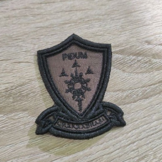 Jual Logo bordir pin pidum kejaksaan cokelat hitam perja terbaru | Logo ...