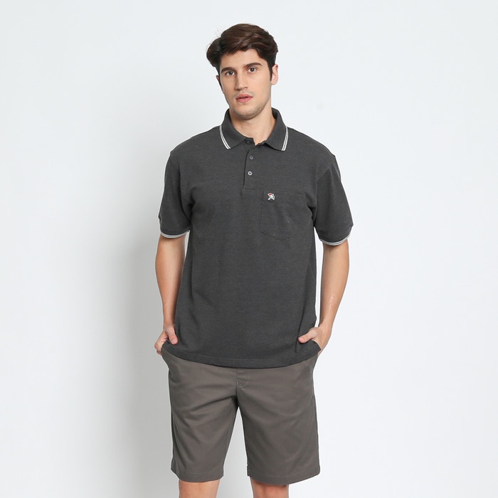 Jual ARNOLD PALMER Polo Shirt Lengan Pendek Abu Tua Pria - P-XXXA07-L9 | Shopee Indonesia