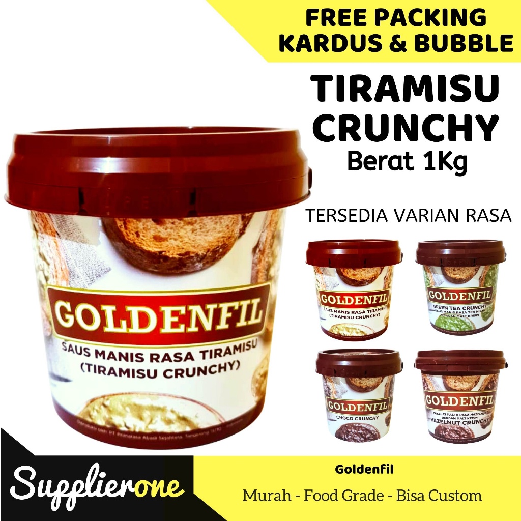 Jual Goldenfil Classic Crunchy / Selai Roti Bakar / Toping Roti / Selai ...