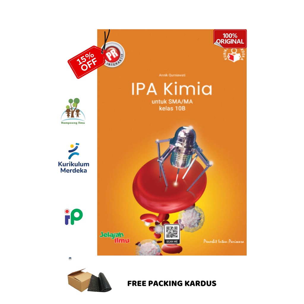 Jual Buku PR/LKS interaktif KIMIA SMA Kelas 10 Semester 2 Kurikulum Merdeka Tahun 2024 | Shopee ...