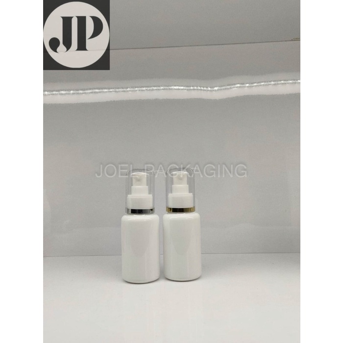 Jual Botol Tubular 60 Ml Putih Pump Full Cap White List Gold Silver N24 ...