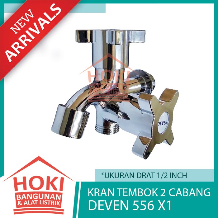 Jual KRAN 2 CABANG DEVEN 1/2" - Keran Air Dobel WC Jet Shower Toilet Double Faucet | Shopee ...