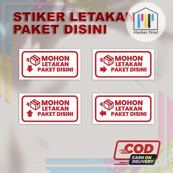 Jual STIKER MOHON LETAKAN PAKET DISINI | STIKER PAKET | STIKER PETUNJUK ...