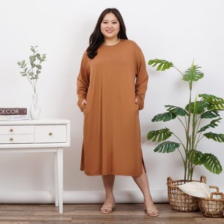 Jual LD 120 140 MIDI DRESS DASTER TUNIK KAOS SUPER JUMBO BIGSIZE OVERSIZE BASIC POLOS HITAM ...