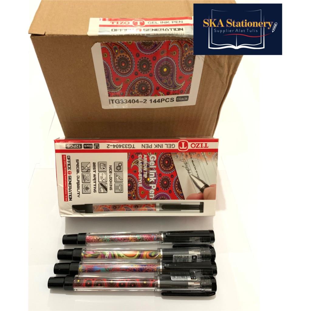 Jual Bolpen/Ballpoint/Pulpen/Ballpen Tizo Batik 33404-2 Hitam (Lusin ...