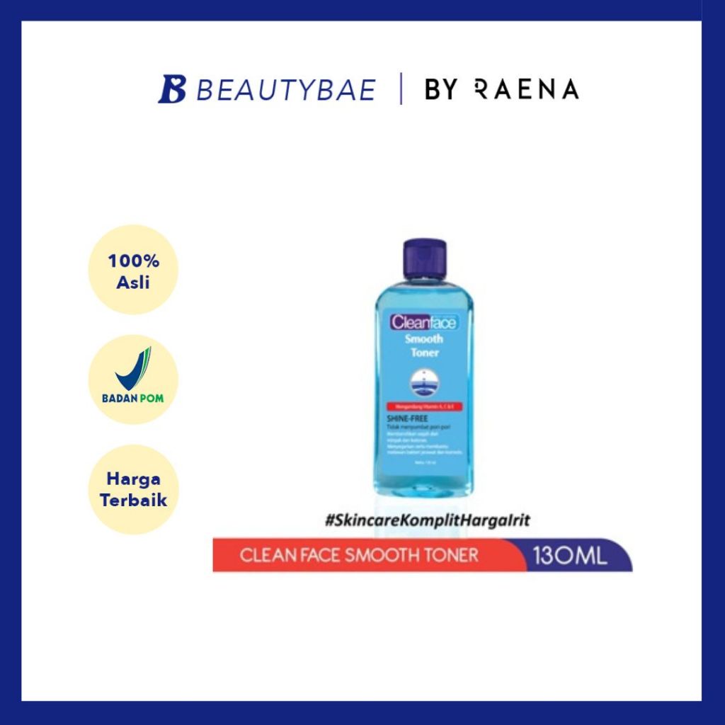 Jual Clean Face Smooth Toner | 130 ml | Shopee Indonesia