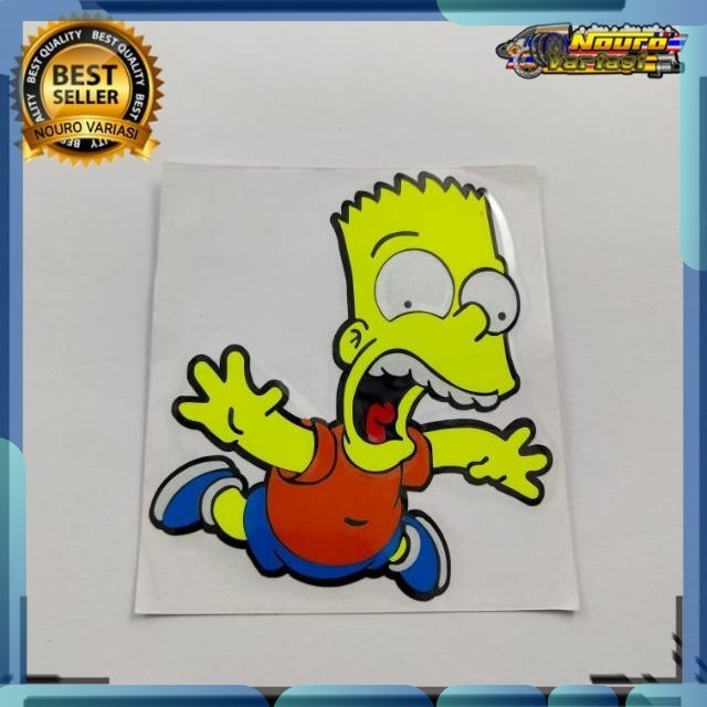 Jual Sticker stiker cutting SIMSON SIMPSONS KARAK KARTUN visor helm ...