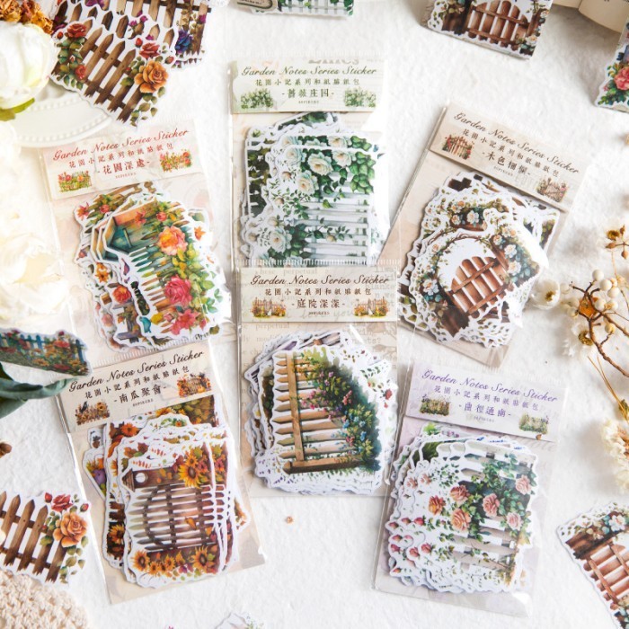 Jual Sticker Package GARDEN COLLECTION Stiker Deco Journalling ...