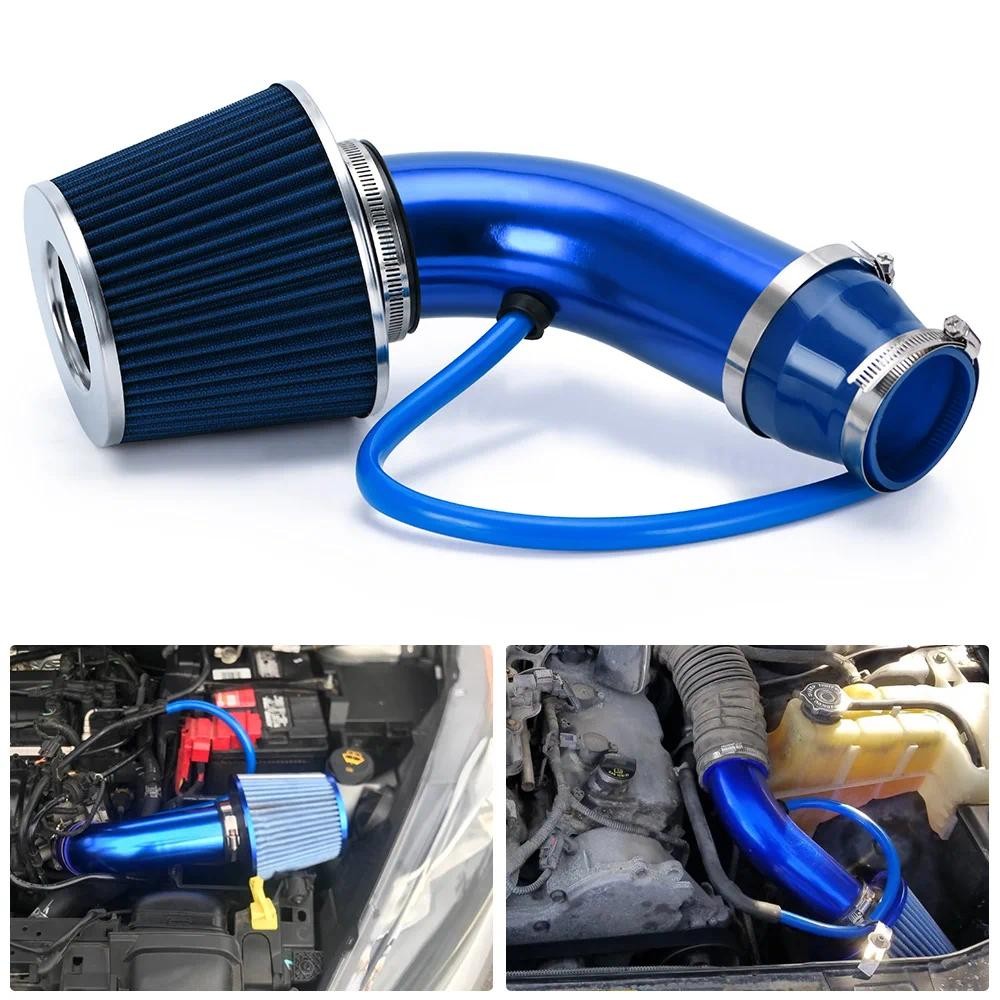 Jual Universal POWONE 3" 76mm Air Filter & Cold Air Intake Pipe Turbo ...