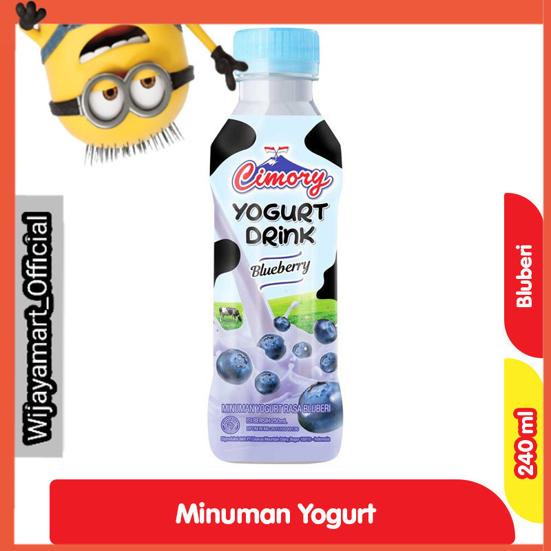 Jual Cimory Minuman Yogurt Bluberi 240 ml | Shopee Indonesia