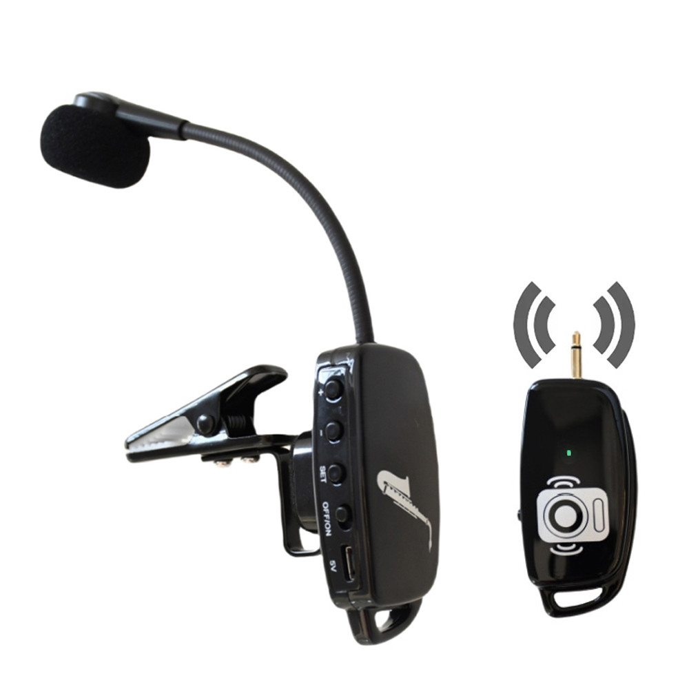 Jual Professional Wireless Instrument Microphone for Saxophone Trumpet ...