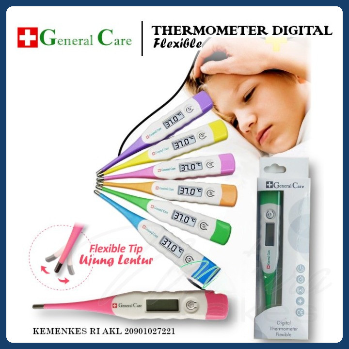 Jual Termometer Digital Flexible GC MT502B / Thermometer Ujung Lentur GC General Care MT-502B ...