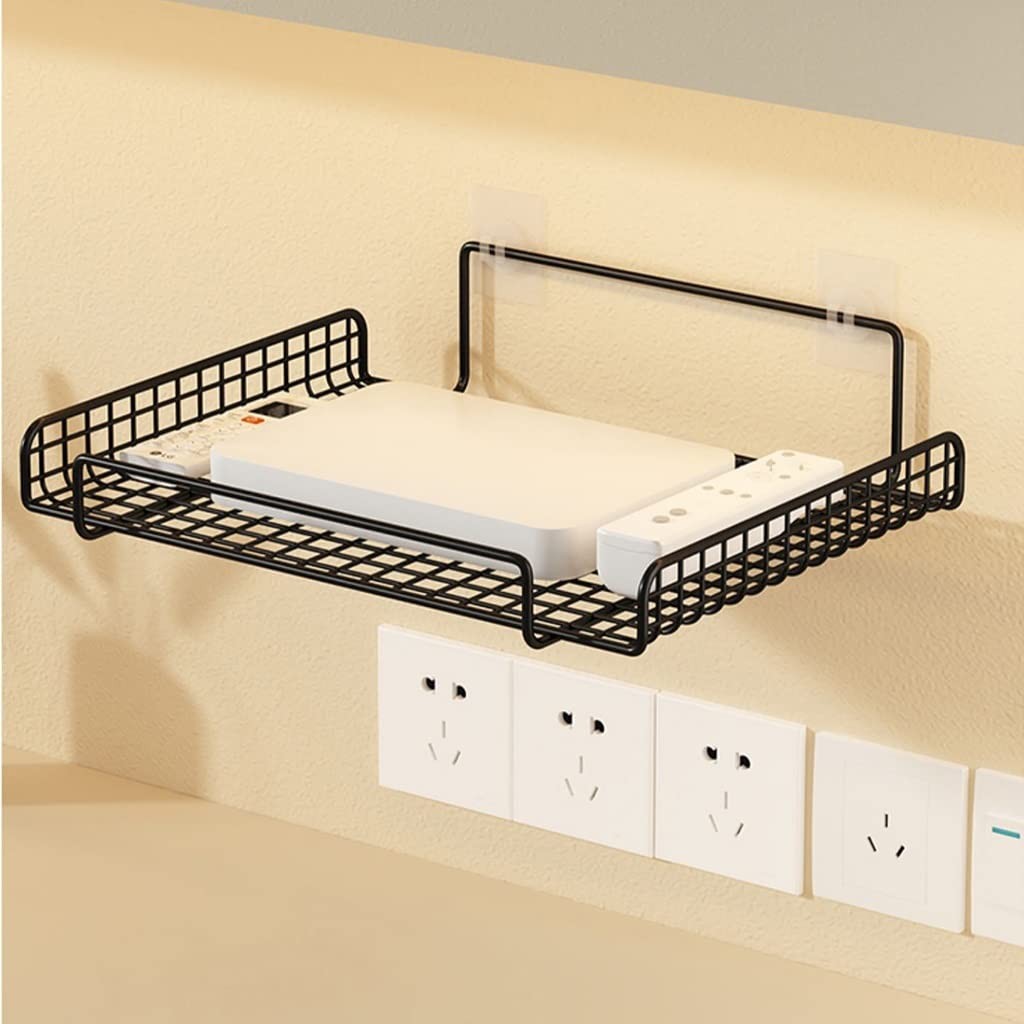 Jual Wall Mounted WiFi Router Shelf Server Rack Shelf Metal Router ...