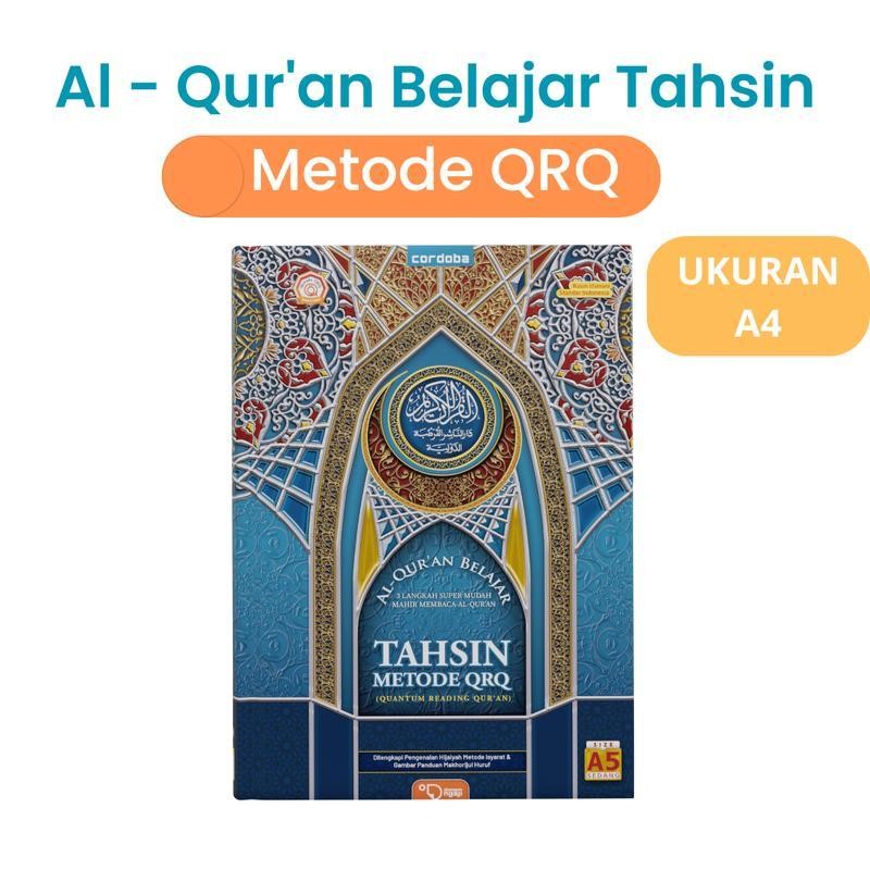 Jual Al Qur'an Belajar Ukuran A4 Tahsin Super Mudah Metode QRQ Quantum Reading Quran || Musafir ...