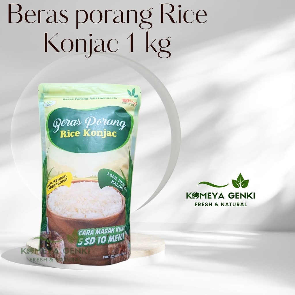 Jual Rice Konjac Beras Porang 1 Kg Shirataki/Konjac | Shopee Indonesia