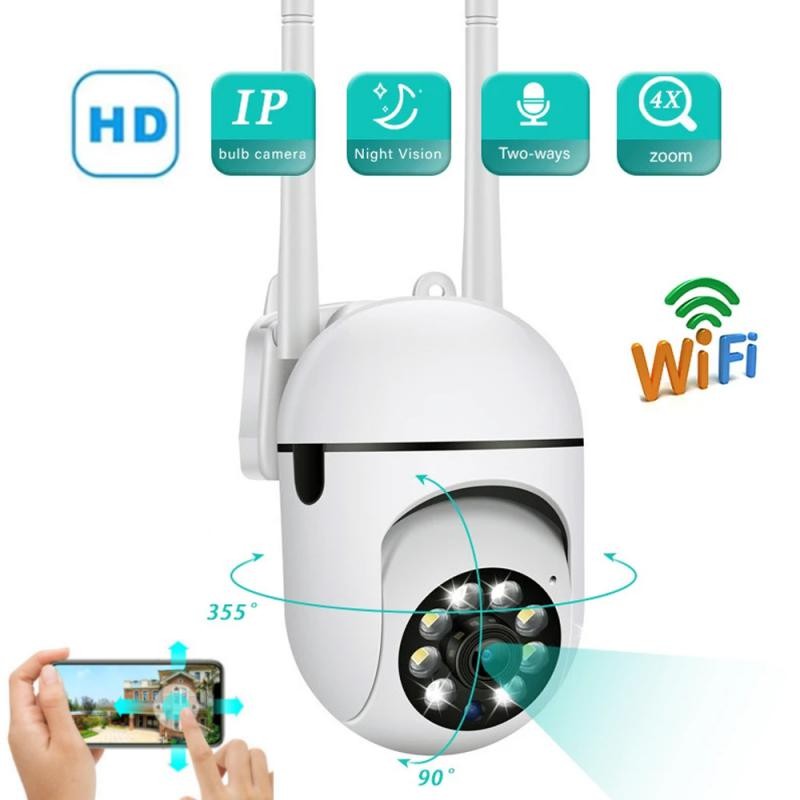 Jual 720P IP WIFI Camera ULooka Outdoor Home Security Auto Tracking AI ...