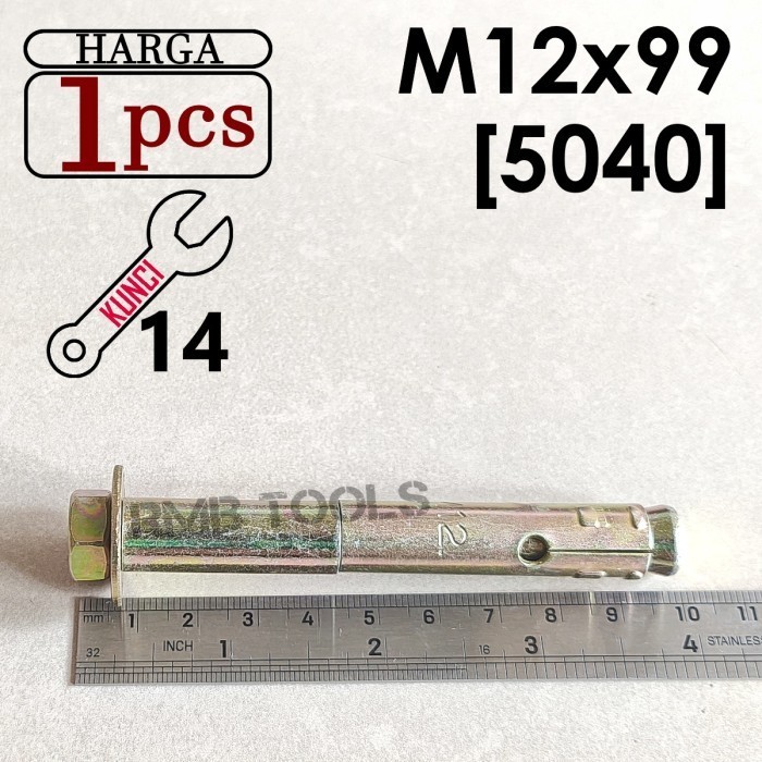 Jual Baut Dynabolt 12x99 Kuning 5040 Dinabolt Tanam Tembok bracket set ...