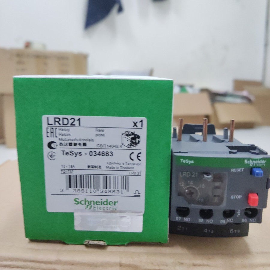 Jual Thermal Overload Relay Schneider LRD21 12A-18A TOR Schneider ...