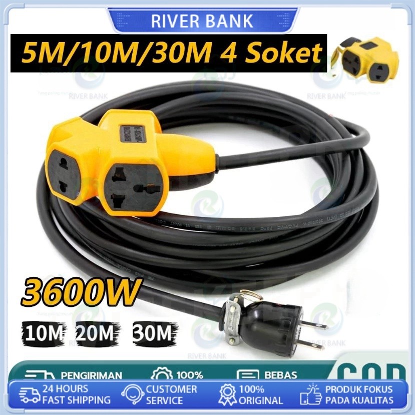 Jual 10/20/30 mtr Kabel Ekstensi 1.5 mm Cable Extension Sambungan Kabel ...