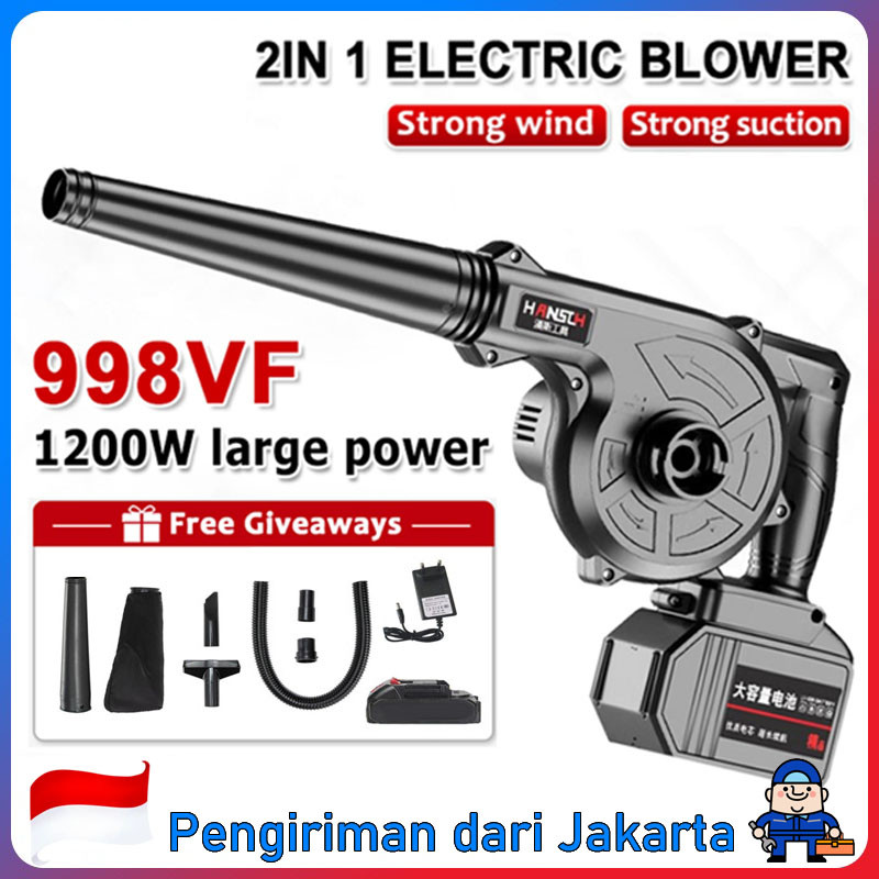 Jual Mesin Blower Baterai 2 IN 1 Meniup Menghisap Blower Keong Mesin ...
