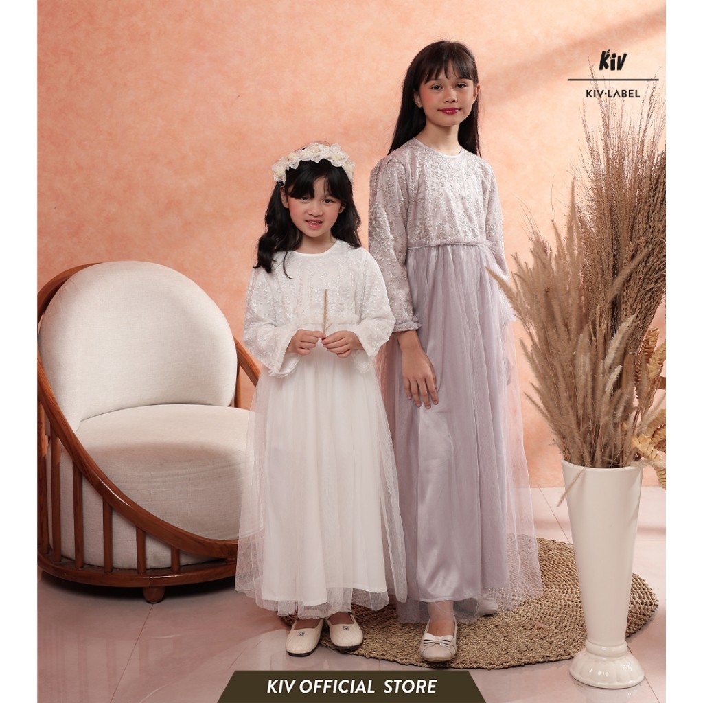 Jual KIV Gamis Anak Perempuan TURKIYE Series Brokat Pesta GO 1024 ...