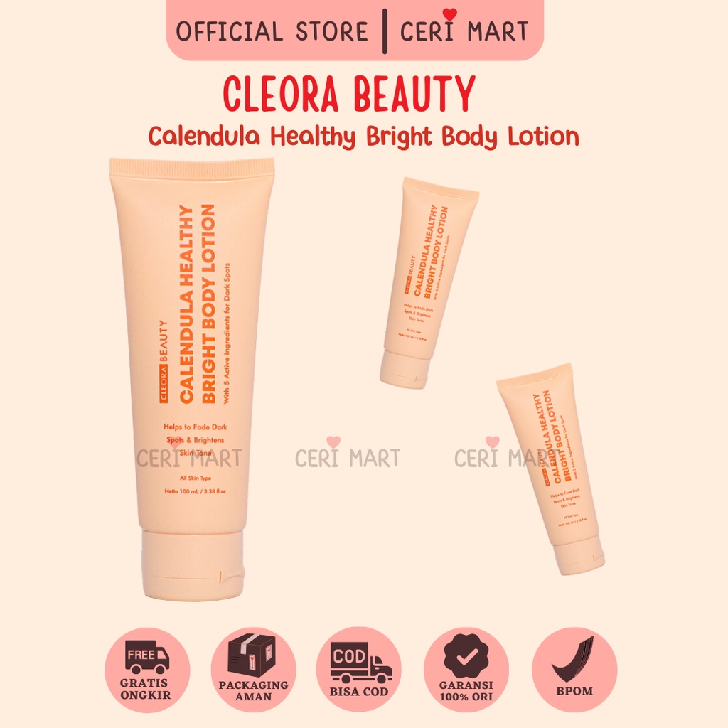 Jual CLEORA Calendula Healthy Bright Body Lotion bpom | Shopee Indonesia